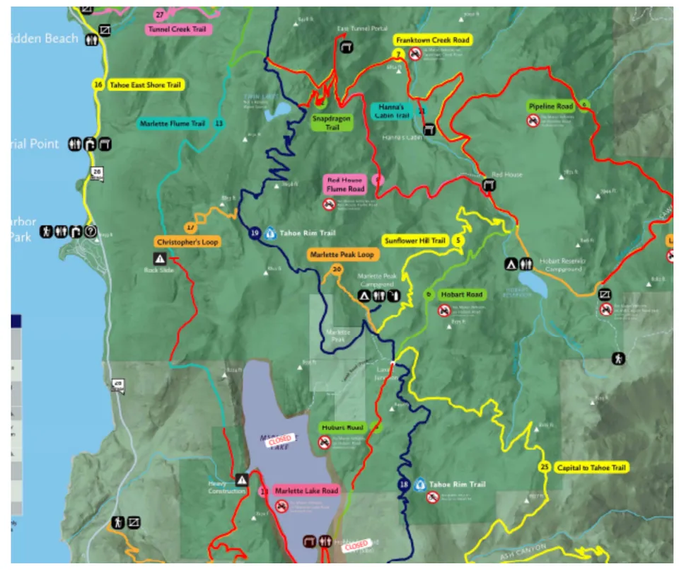 Trail Closures Continue